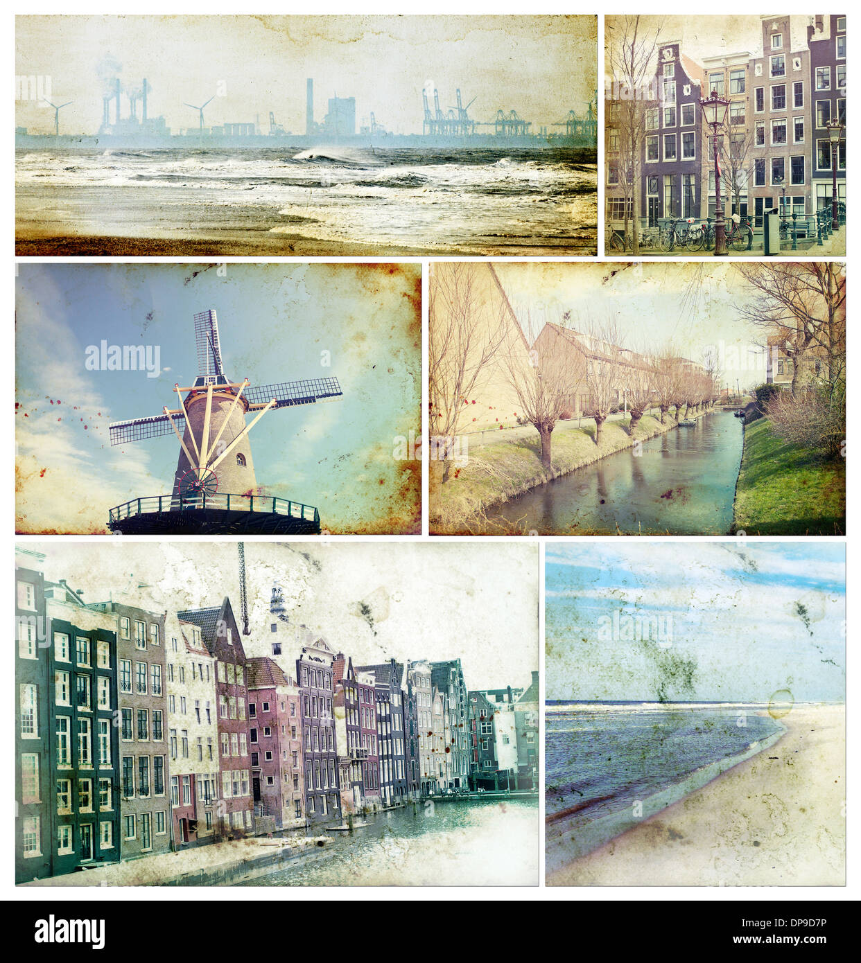Amsterdam collage hi-res stock photography and images - Alamy