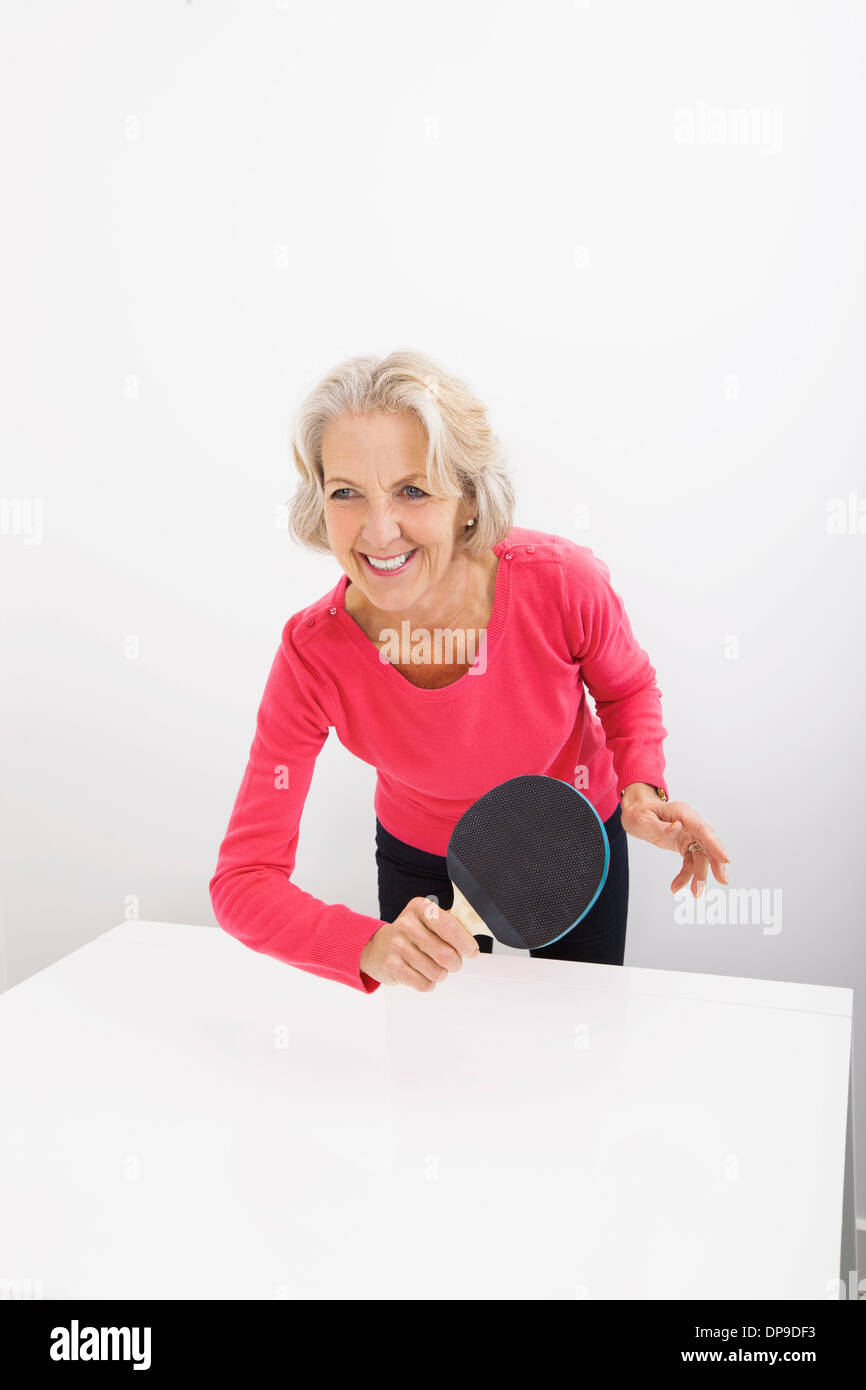 Happy table tennis hi-res stock photography and images - Alamy