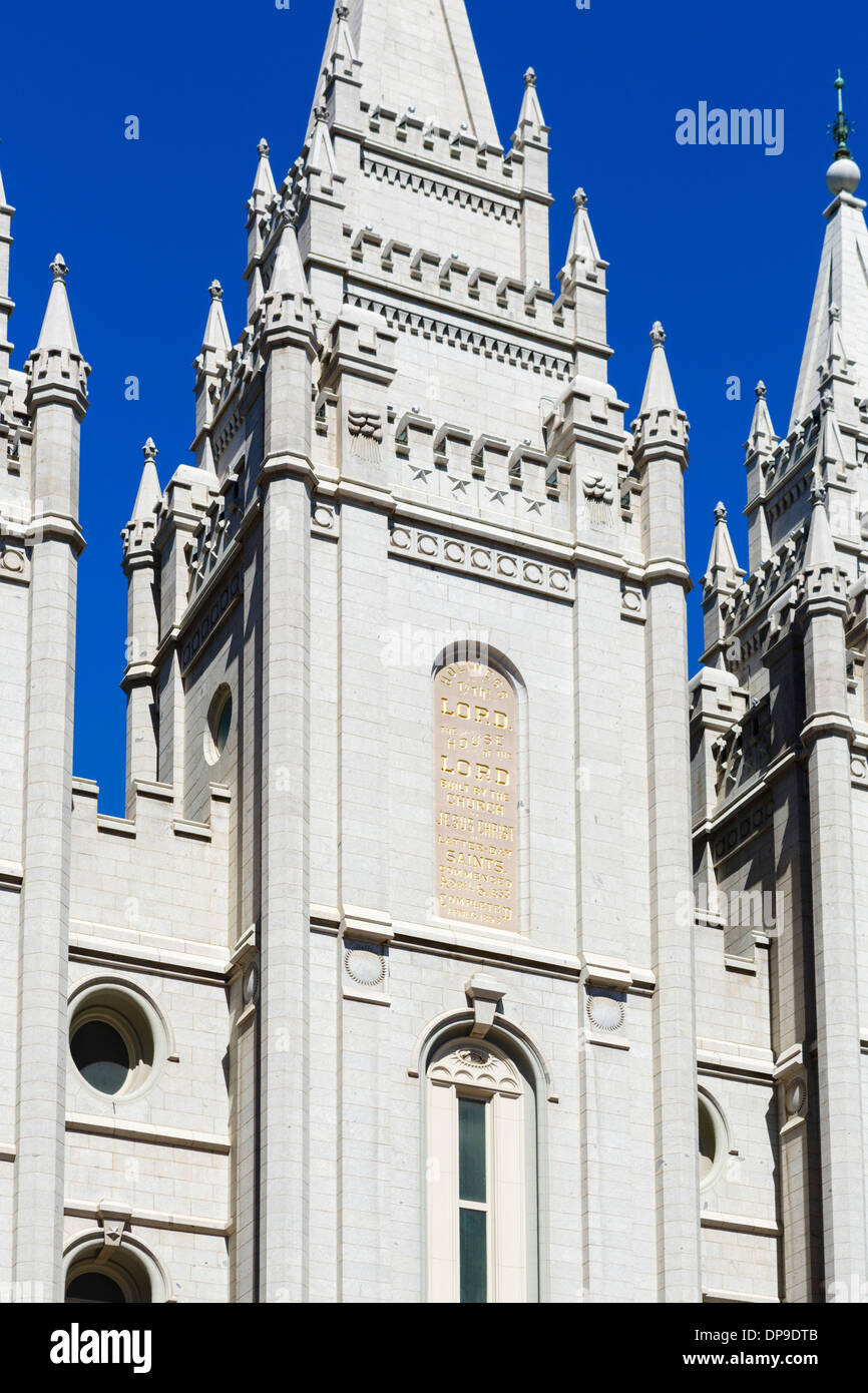 Historic temple square hi-res stock photography and images - Alamy