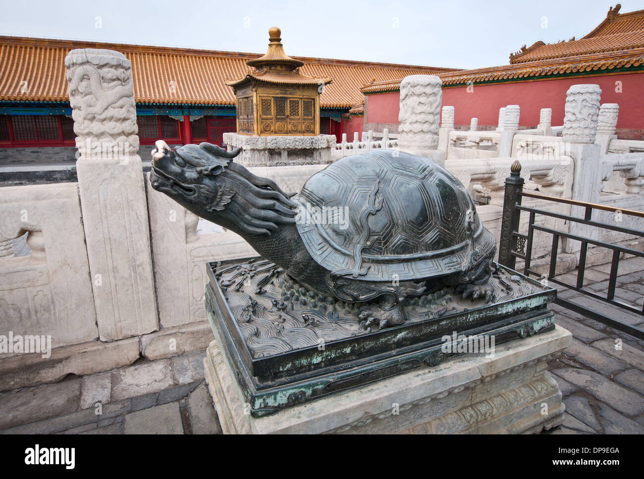 Turtle statue - symbol of strenght - in Forbidden City, Beijing, China ...