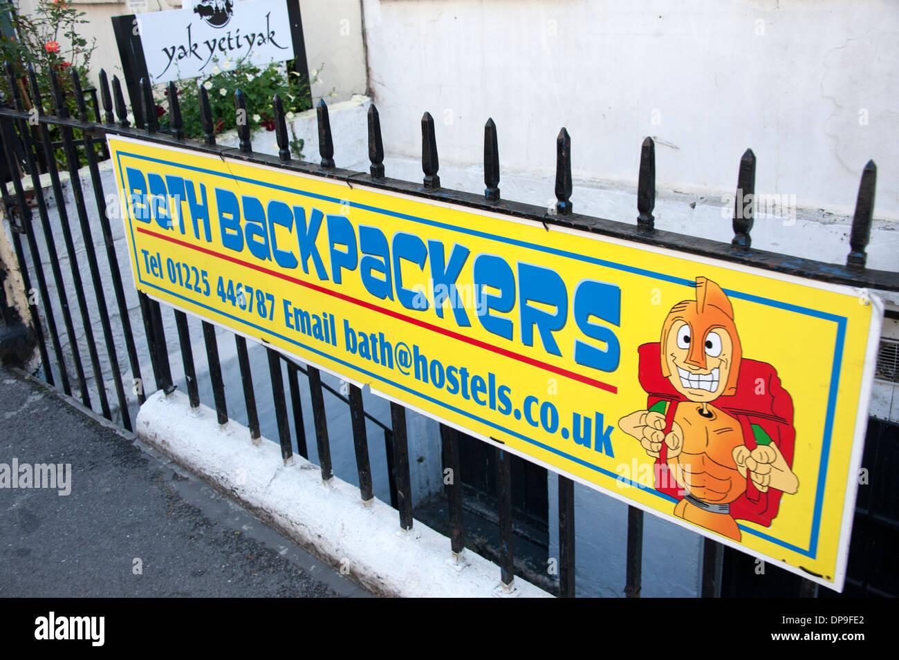 Bath Backpackers Youth Hostel Accommodation Somerset UK Stock Photo - Alamy