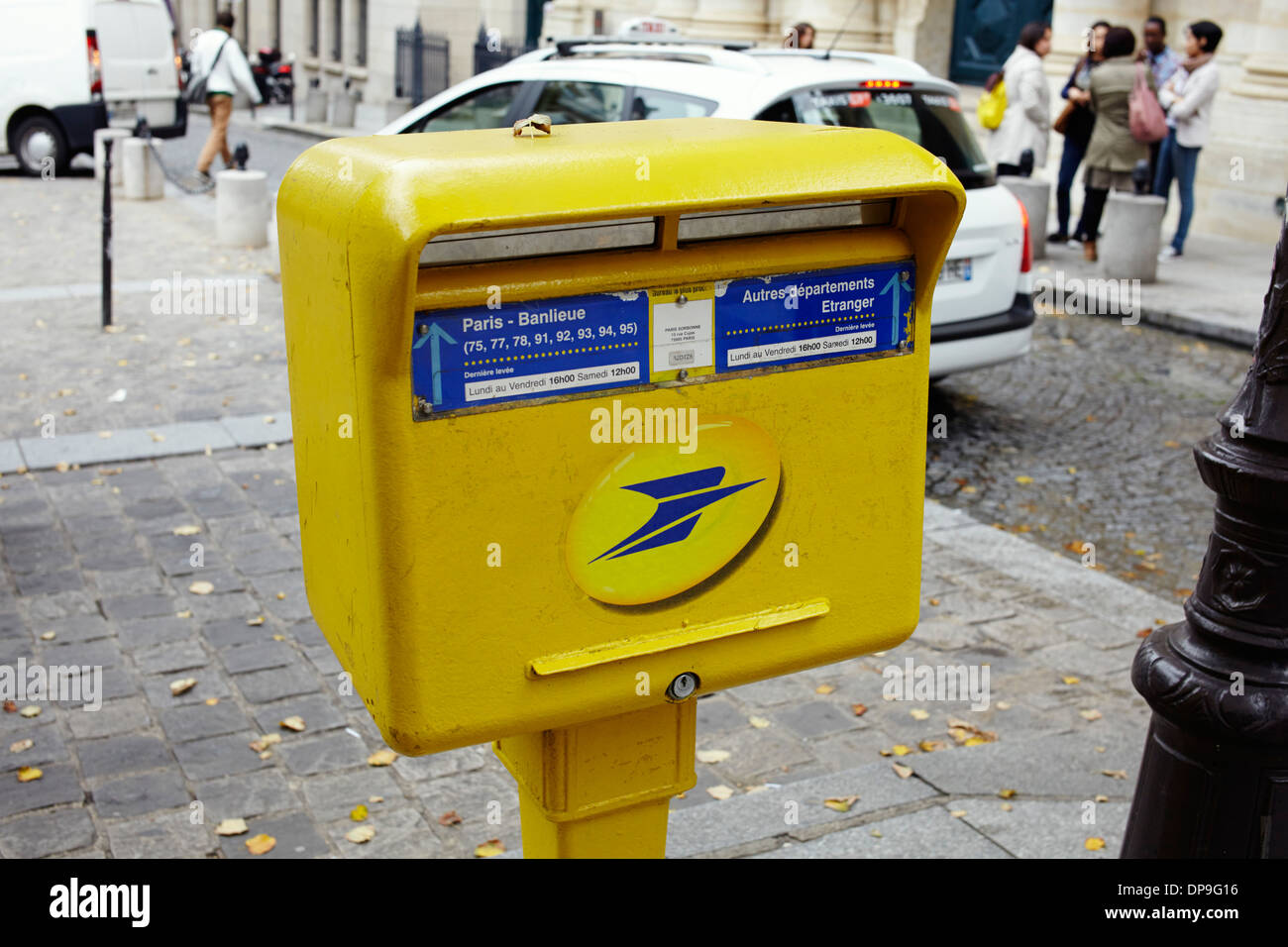 Post box in Paris, France Stock Photo - Alamy