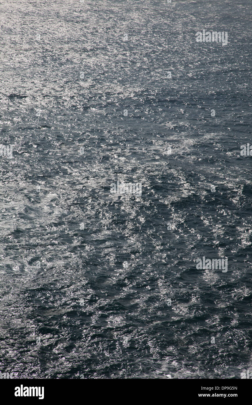 Looking down onto the sea, Cornwall Stock Photo - Alamy
