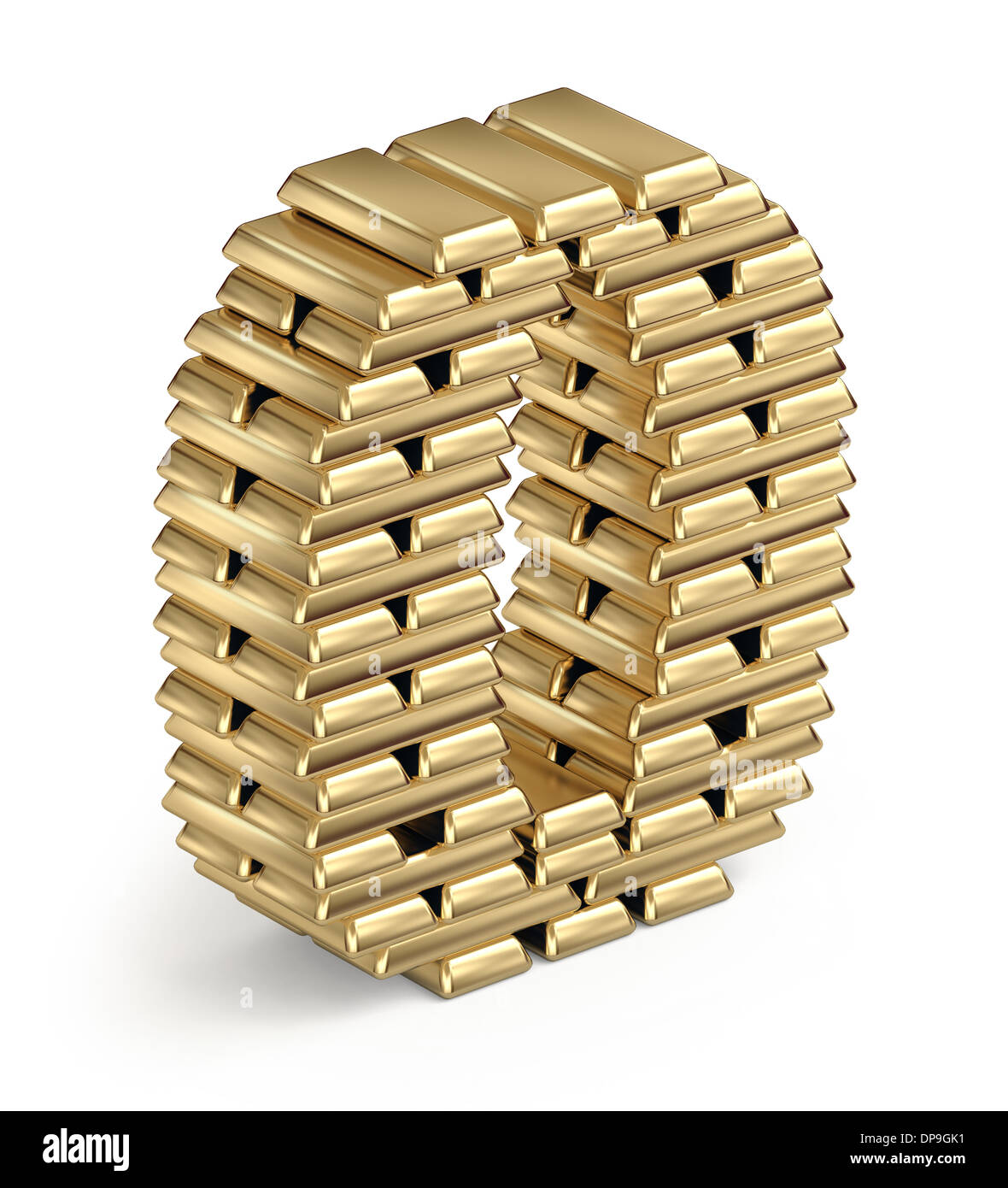 3d 0 number hi-res stock photography and images - Alamy