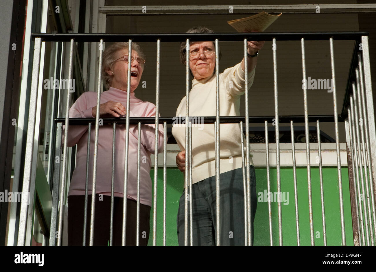Two punter reacting to a race at the Walthamstow Stadium greyhound ...