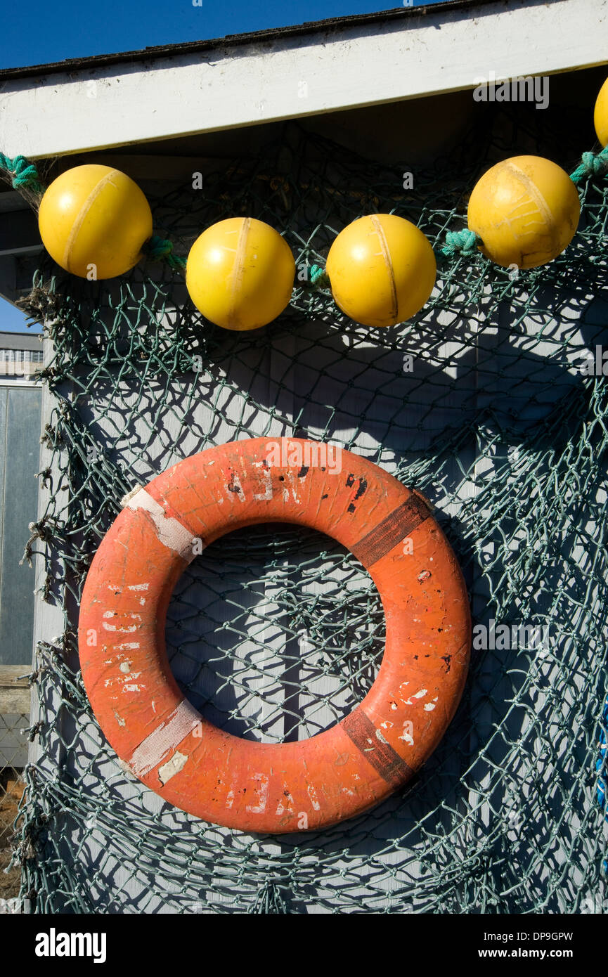 Decoration at boat harbor Stock Photo - Alamy