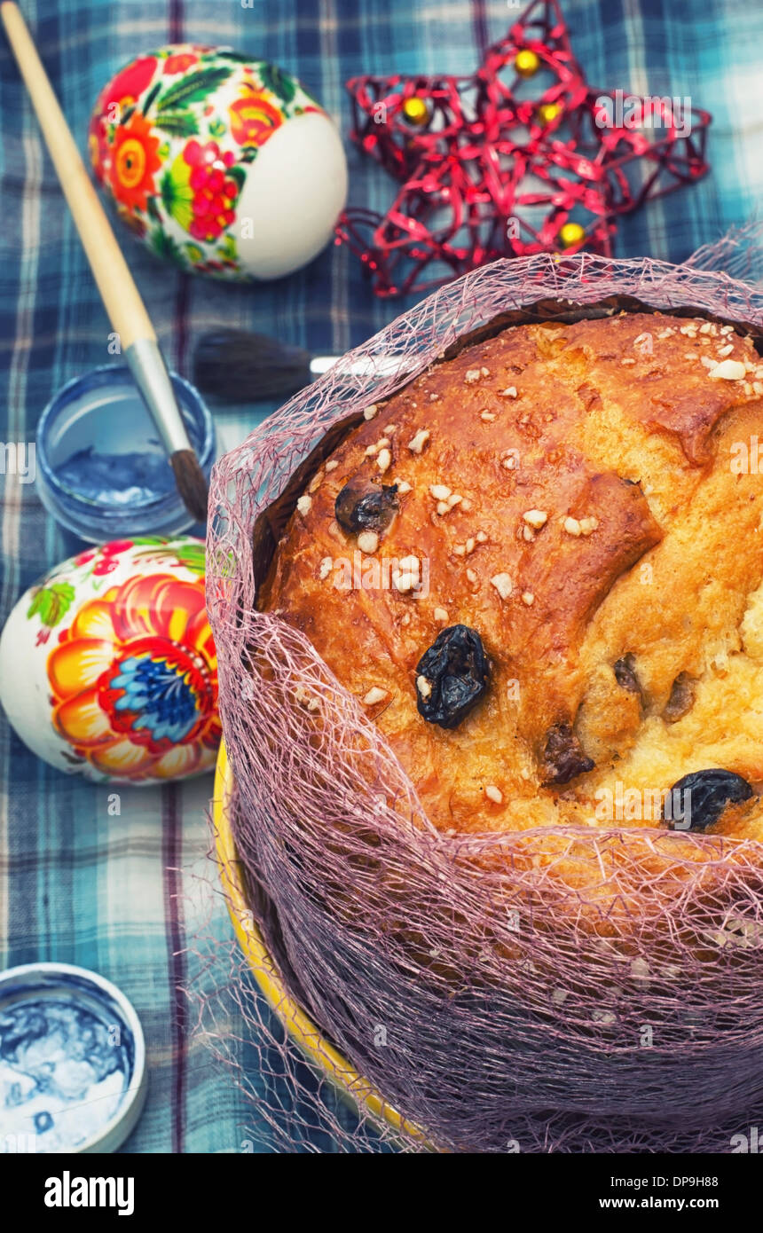 preparation Easter decorations Stock Photo - Alamy