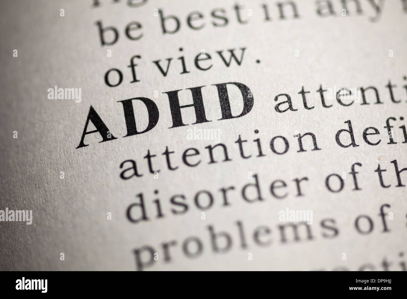 Fake Dictionary, Dictionary definition of the word ADHD. Attention ...