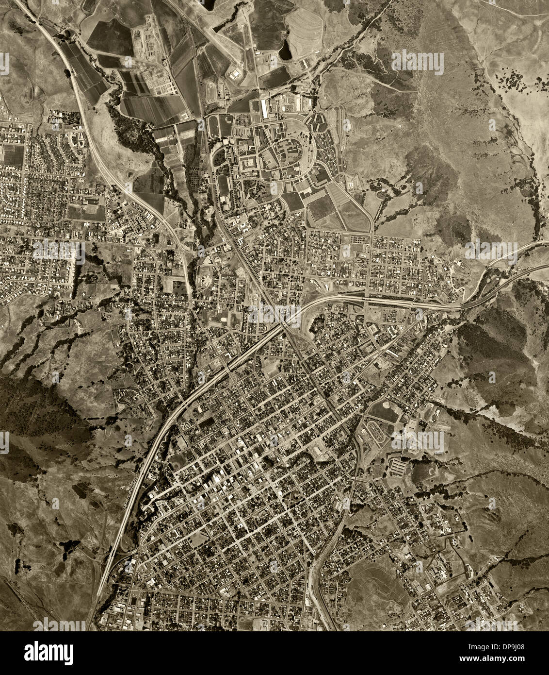 Map of usa 1960s hi-res stock photography and images - Alamy