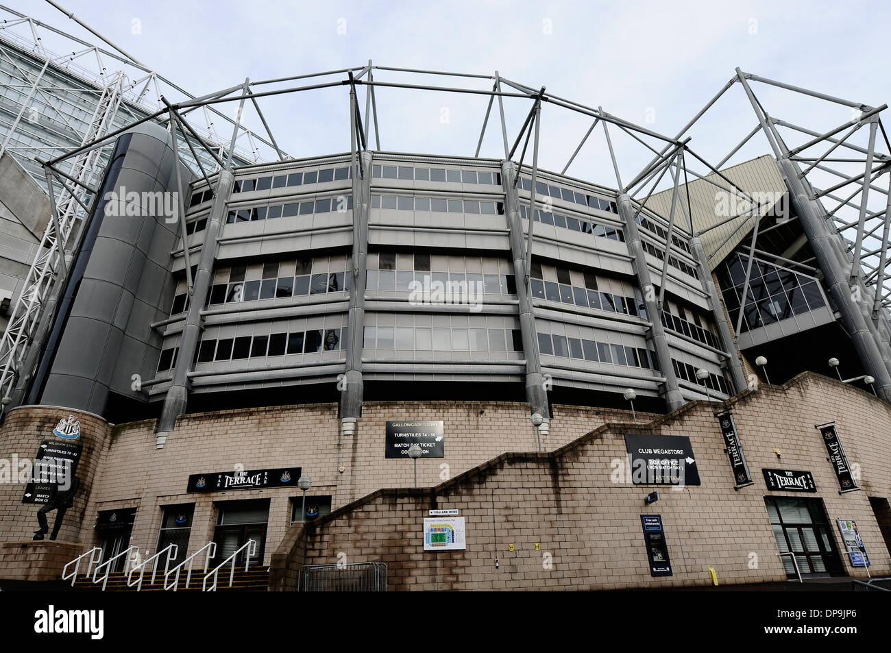 Newcastle United FC home stadium St James park, Newcastle, England, UK ...