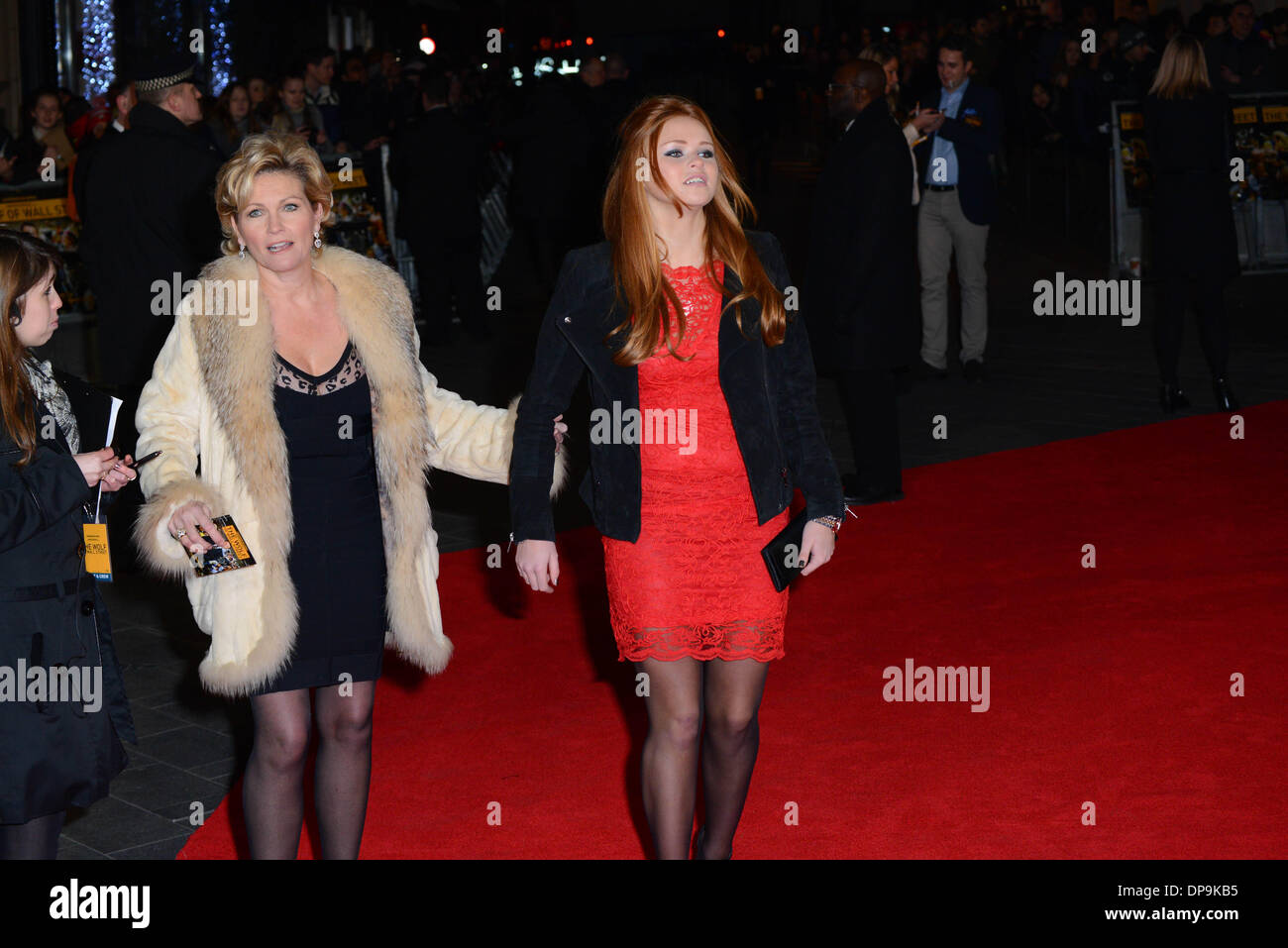 London, UK. 9th Jan, 2014. Fiona Fullerton arrives at the UK Premiere ...