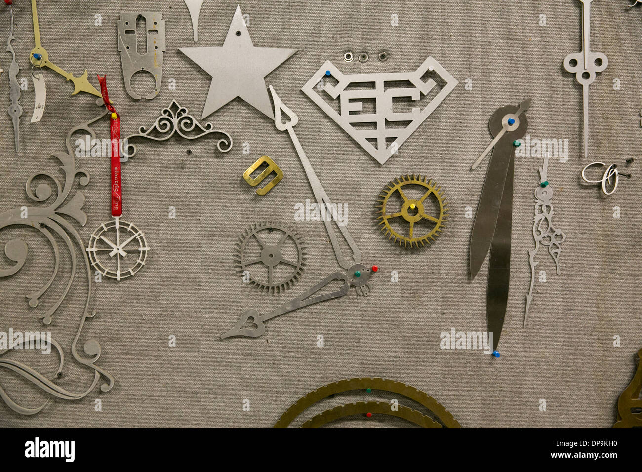 The factory of clock maker Electric Time Company Stock Photo - Alamy