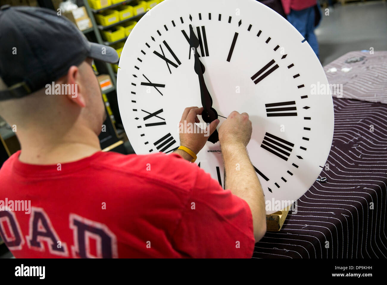 The factory of clock maker Electric Time Company Stock Photo - Alamy