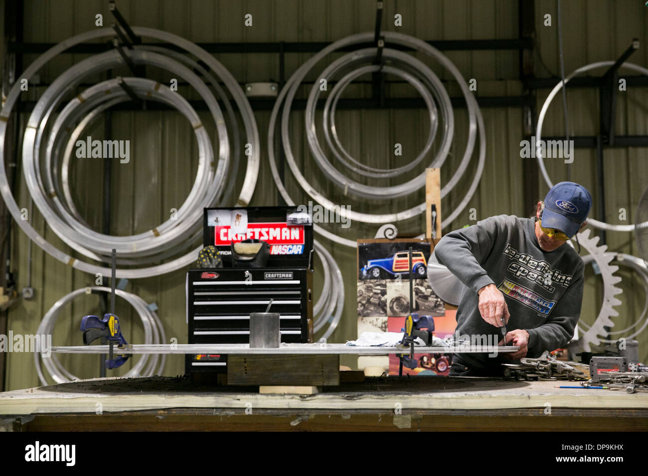 The factory of clock maker Electric Time Company Stock Photo - Alamy