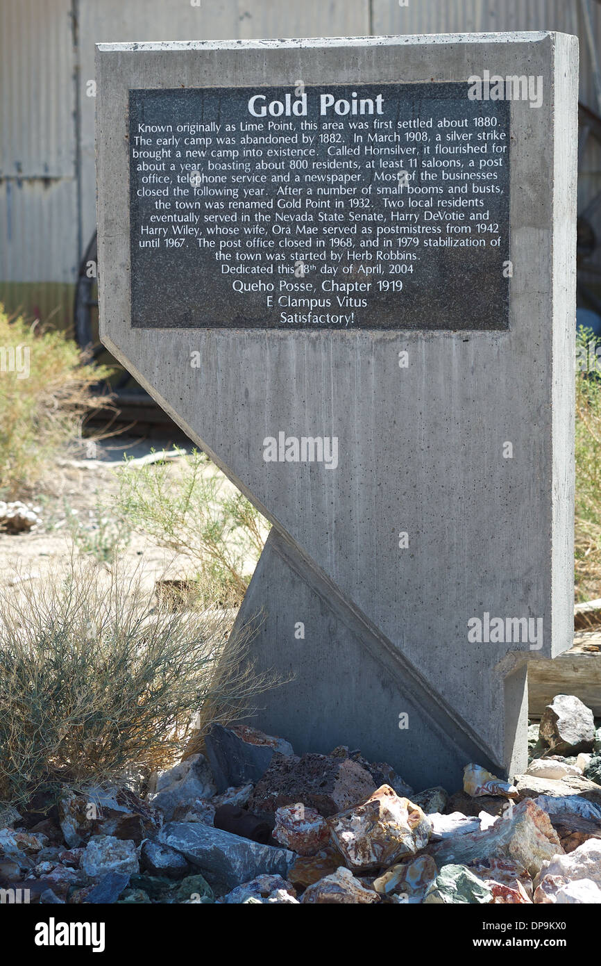 Gold point nevada hi-res stock photography and images - Alamy