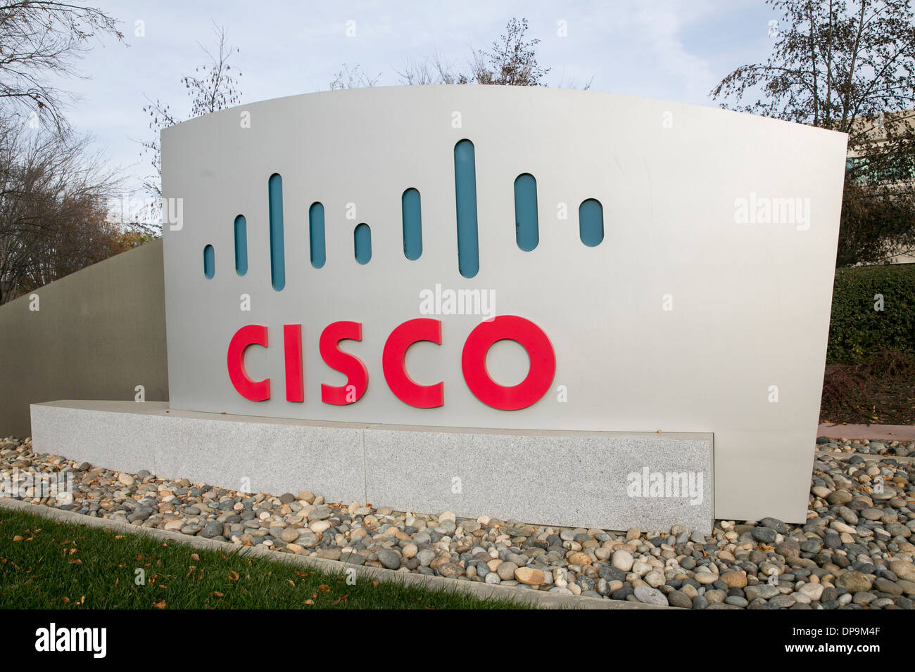 The headquarters campus of Cisco Systems in San Jose, California Stock ...