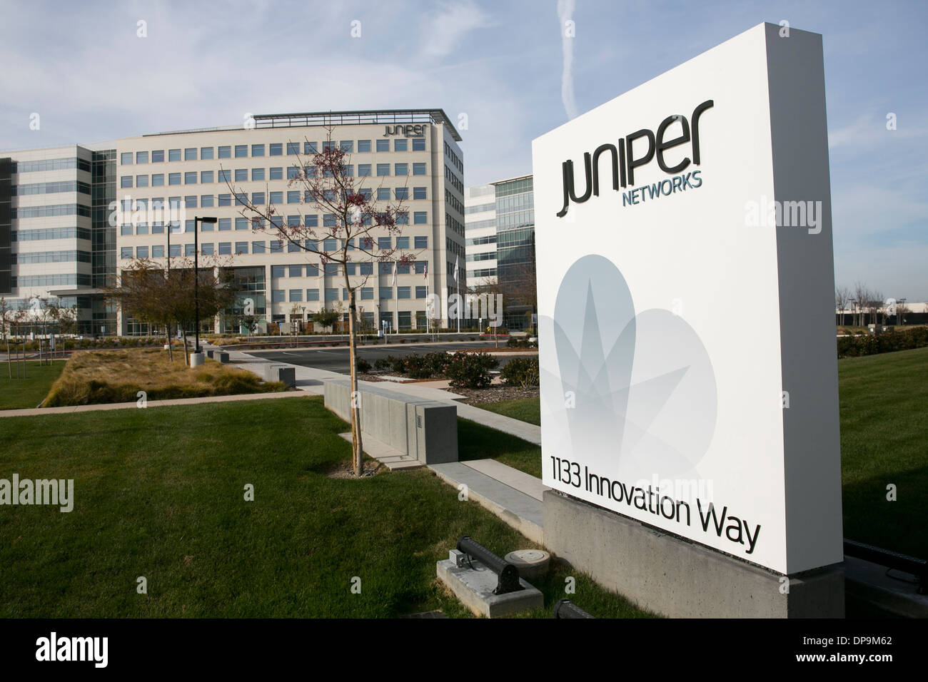 The headquarters of Juniper Networks in Sunnyvale, California Stock ...