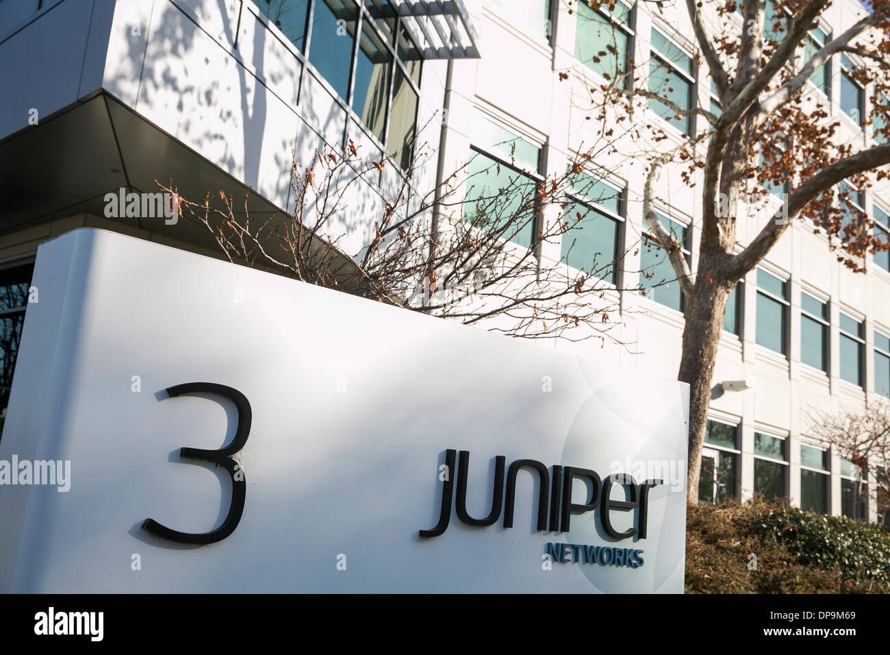 The headquarters of Juniper Networks in Sunnyvale, California Stock ...