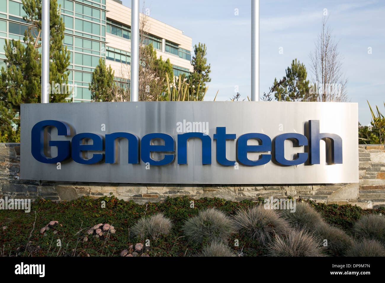 The headquarters campus of Genentech in San Francisco, California Stock ...