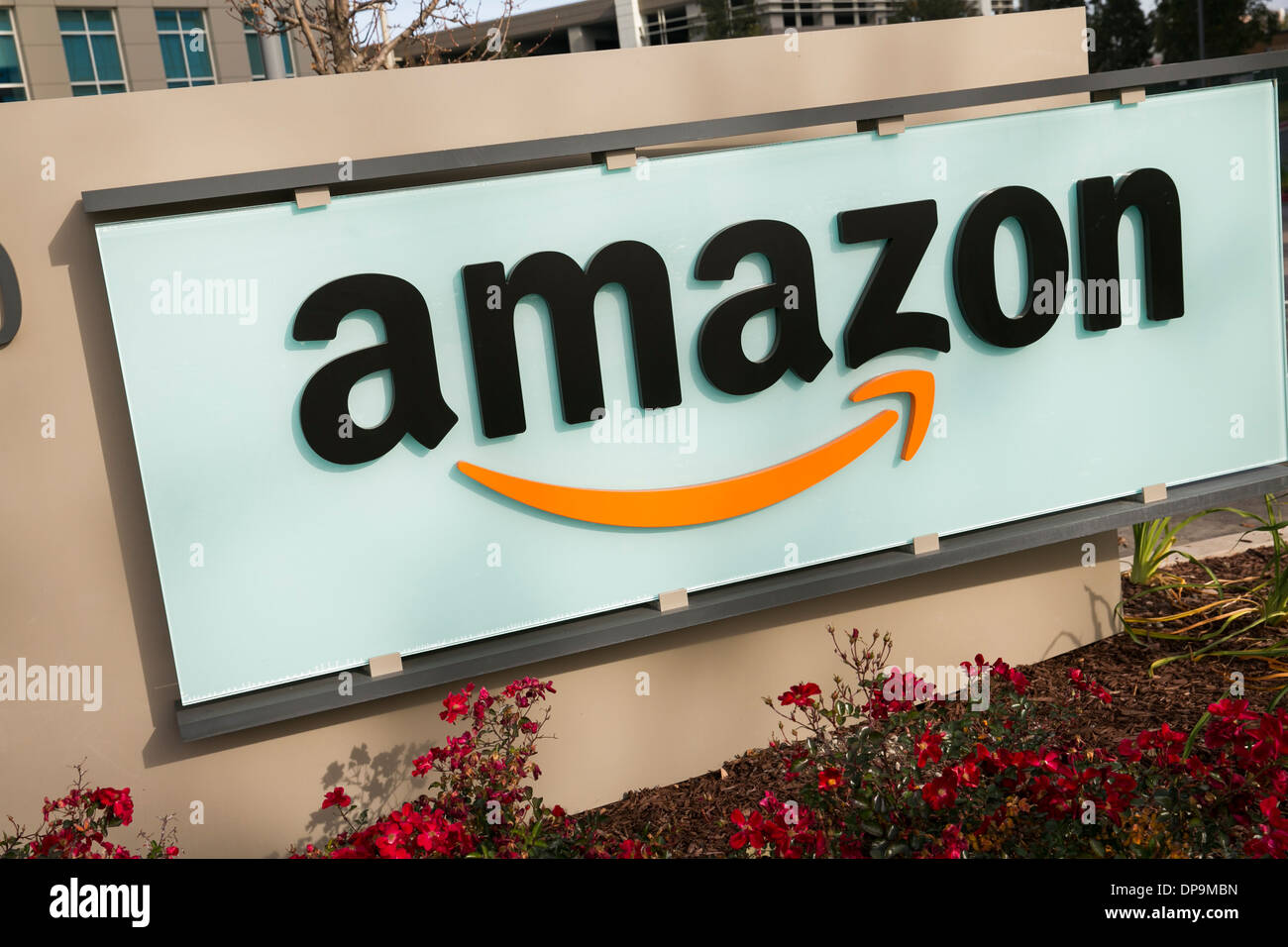 An office building occupied by Amazon.com in Sunnyvale, California ...
