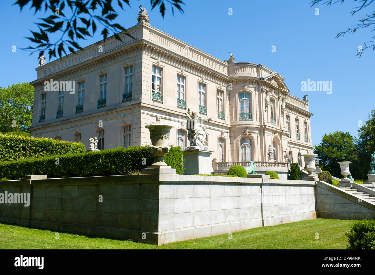 The steps at the rear of The Elms an ostentatious Newport mansion or ...