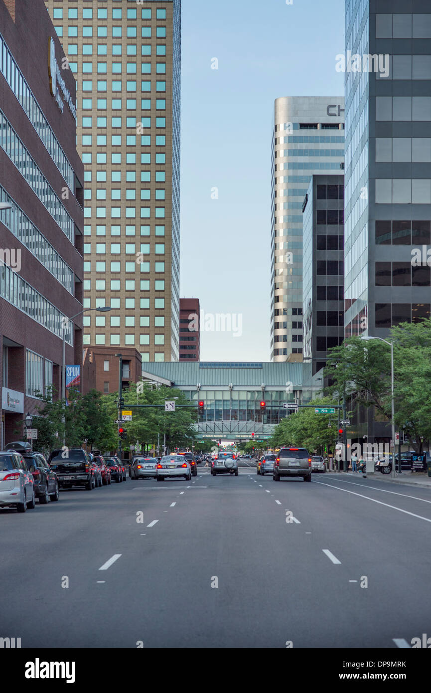 Buildings in downtown Denver, Colorado Stock Photo - Alamy