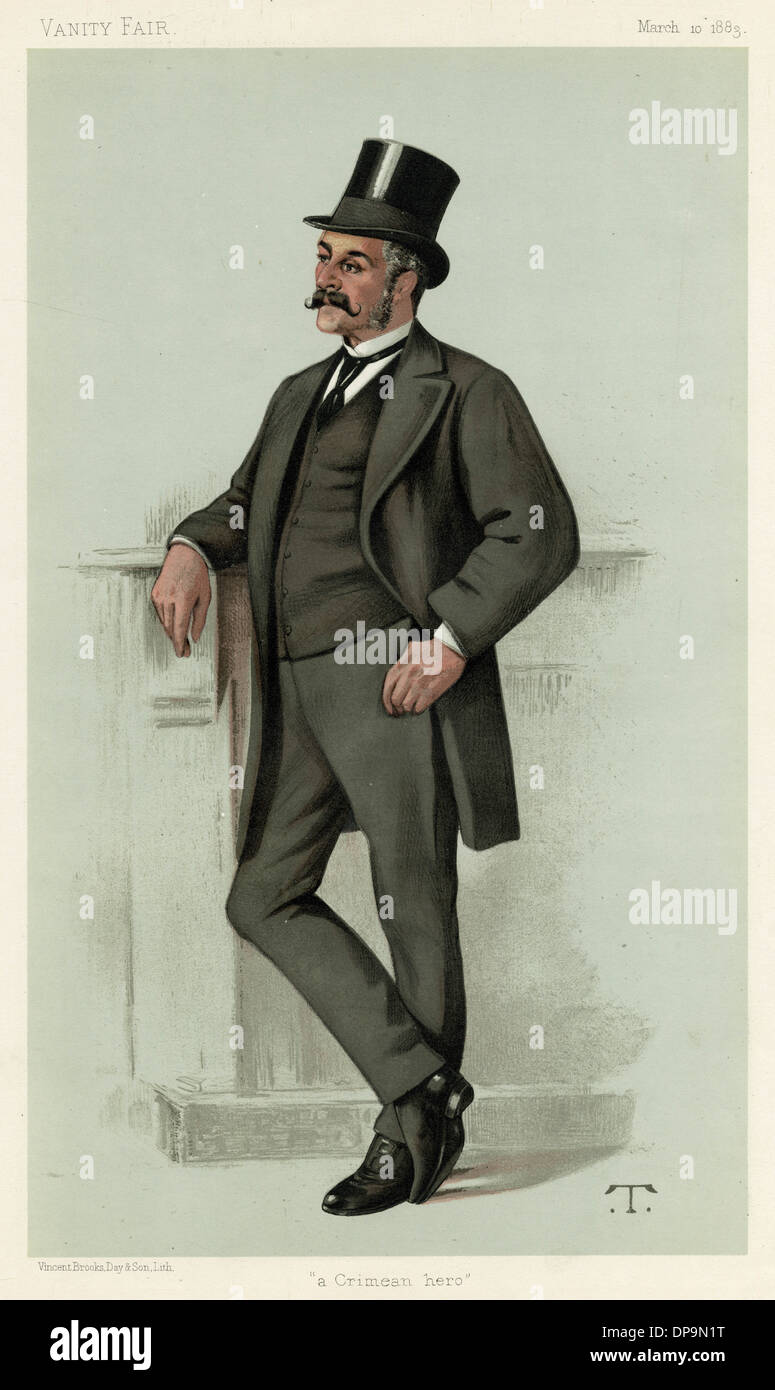 Frederick Burnaby 1883 Stock Photo - Alamy