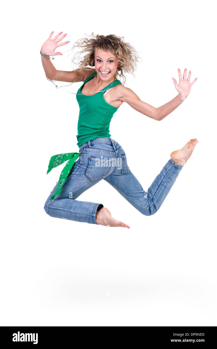 Happy woman spring hi-res stock photography and images - Alamy