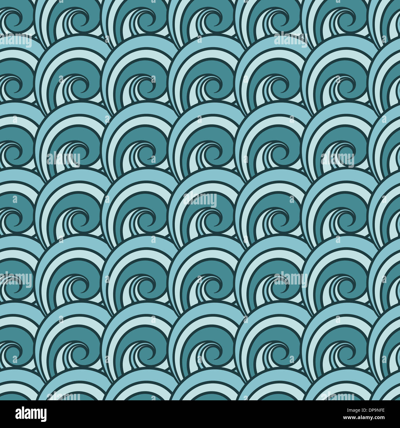 Seamless wave pattern. Abstract sea background Stock Photo - Alamy