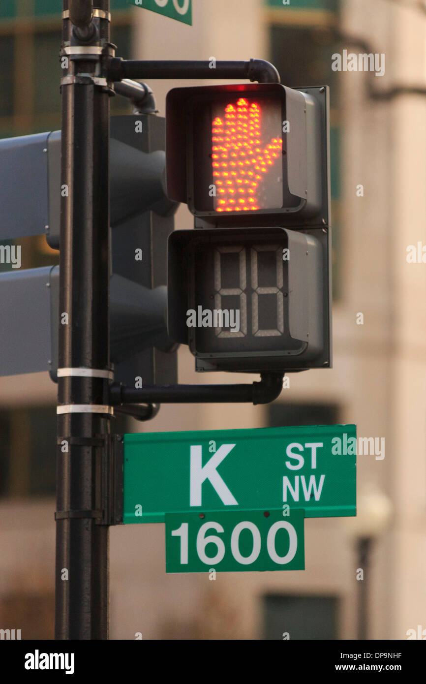 K street in Washington DC, headquarters for the lobbying industry photo ...