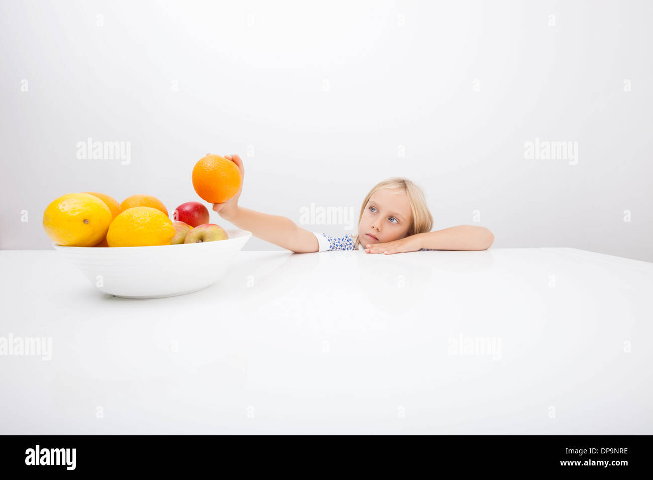 Leaning on table hi-res stock photography and images - Alamy