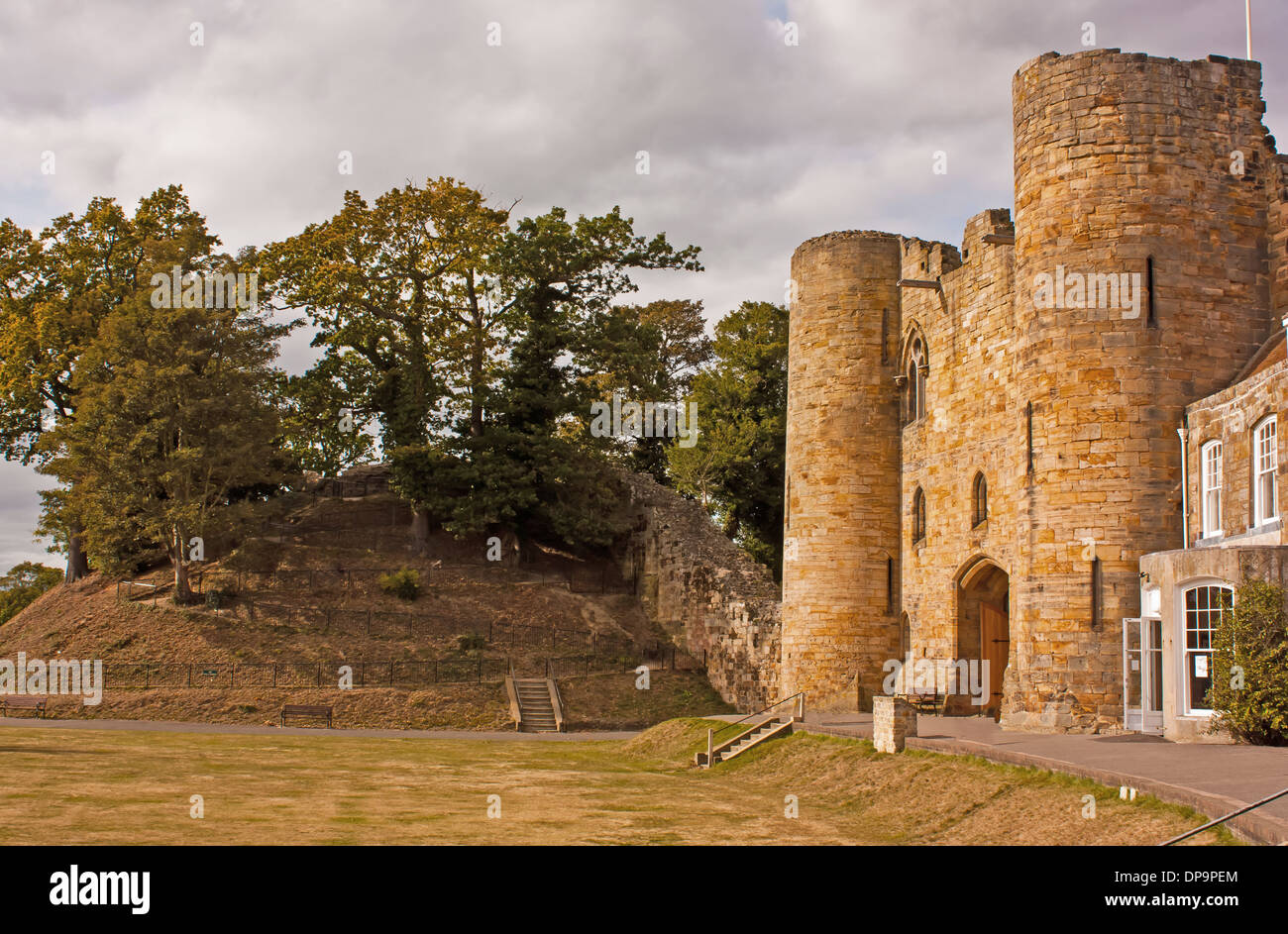 A view of the Gatehouse entrance to a castle Stock Photo - Alamy