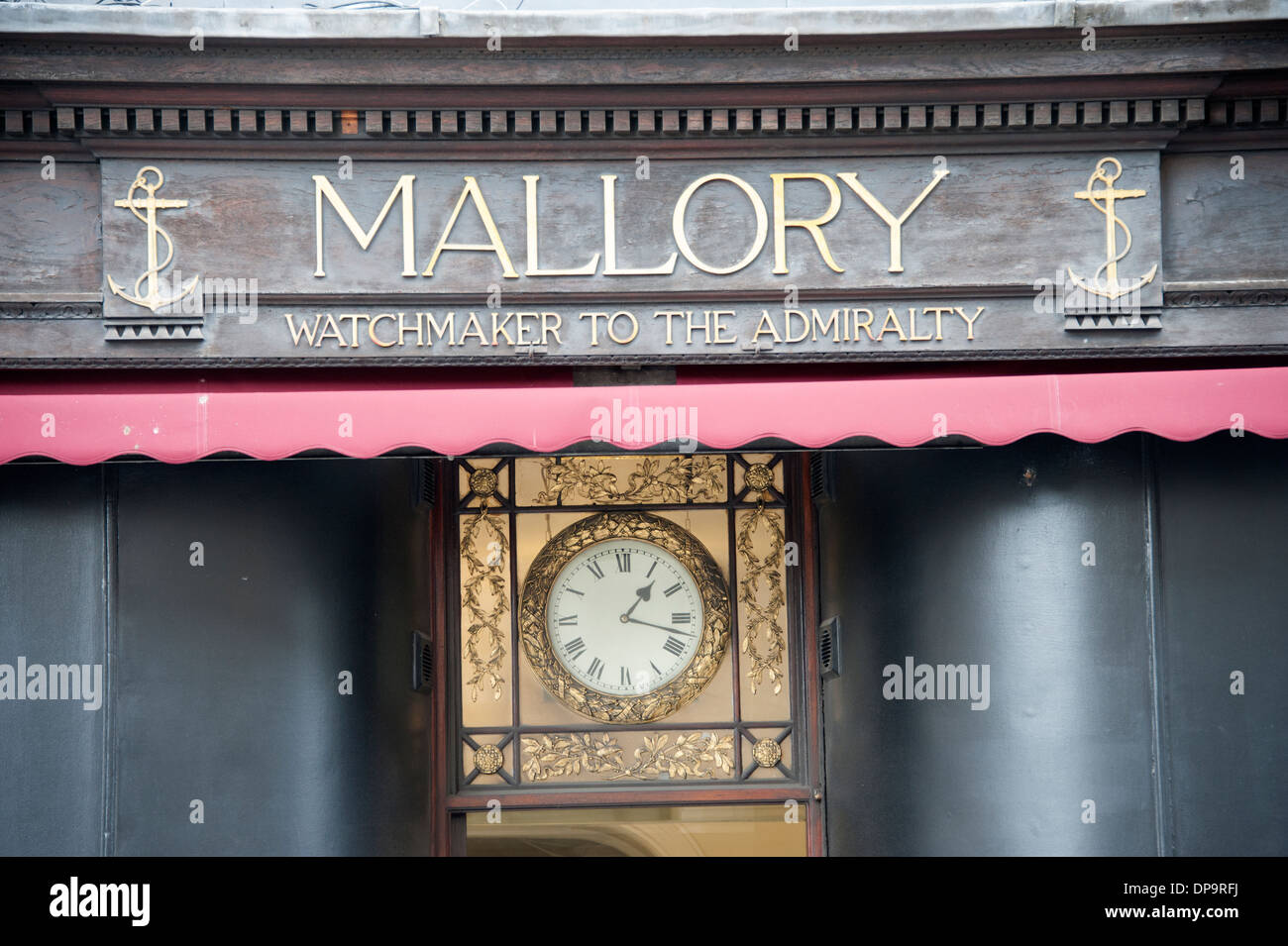 Mallory Watchmaker to the Admiralty Bath Somerset UK Stock Photo - Alamy