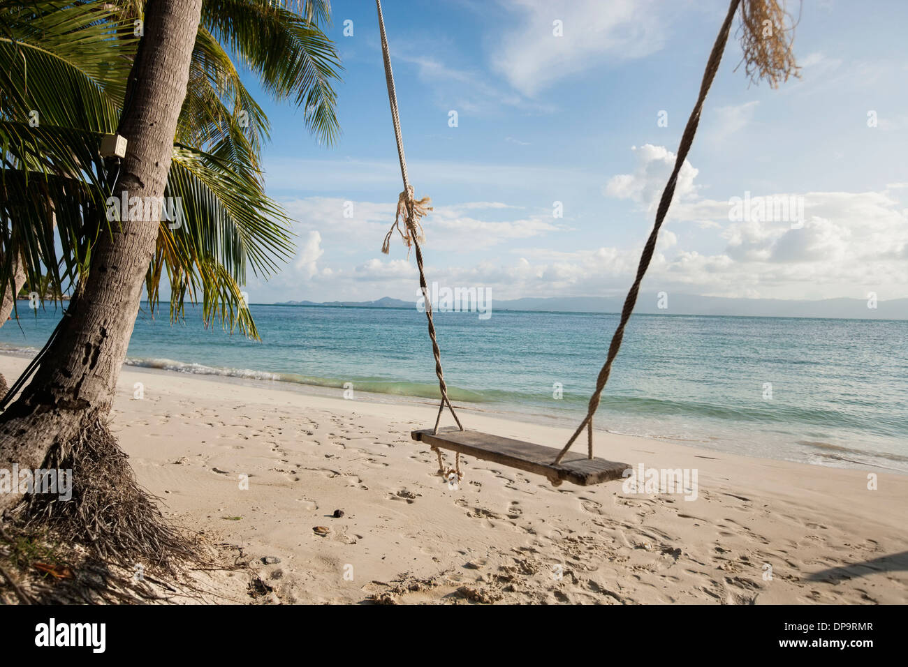 Rope on the beach sand hi-res stock photography and images - Alamy
