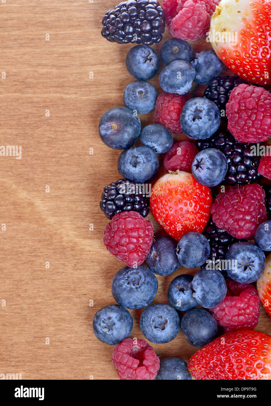 Ripe sweet different berries hi-res stock photography and images - Alamy