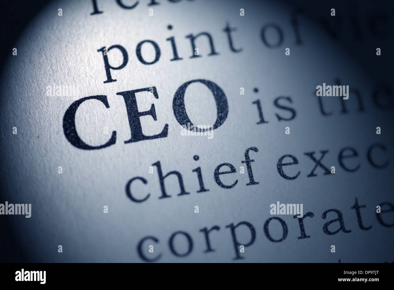 Ceo chief executive officer text hi-res stock photography and images ...