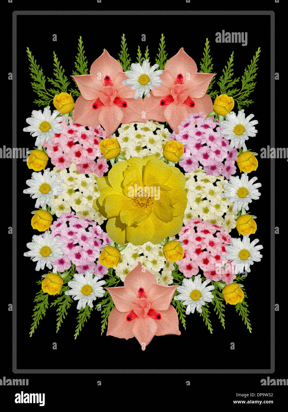 Floral art composition hi-res stock photography and images - Alamy