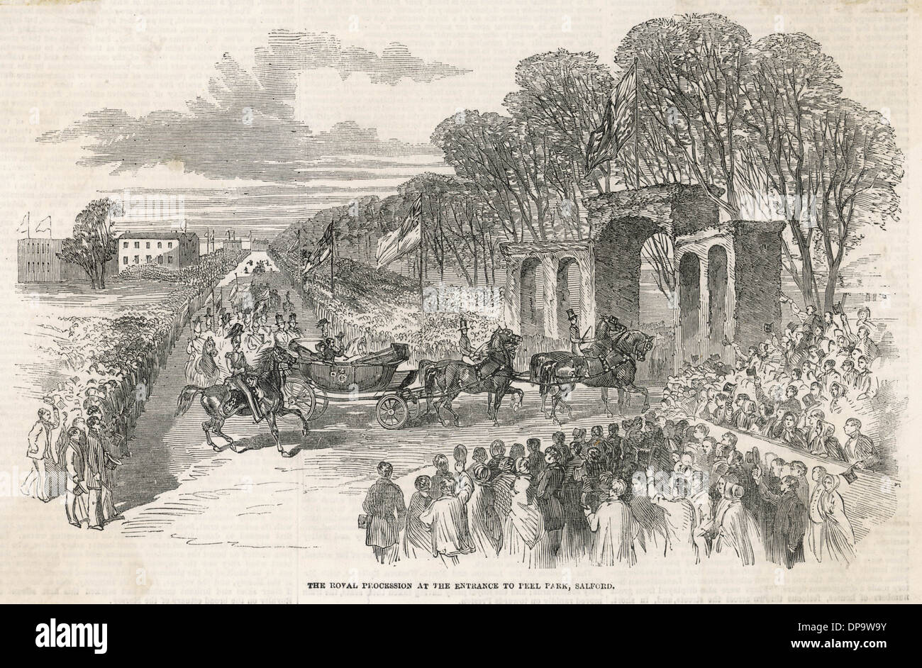 VICTORIA IN SALFORD 1851 Stock Photo - Alamy