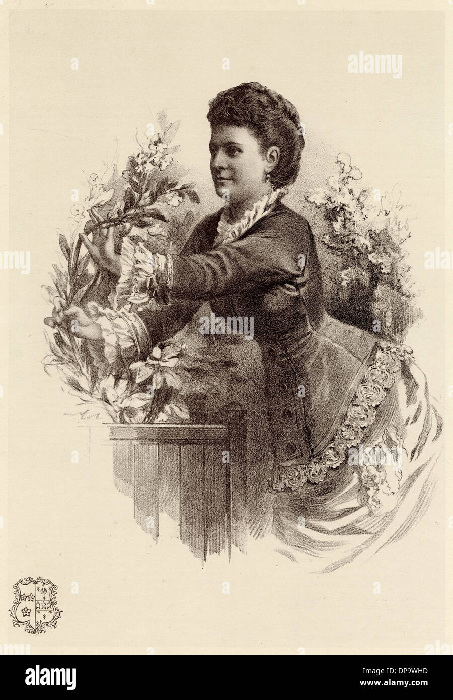 Lady of 1870 hi-res stock photography and images - Alamy