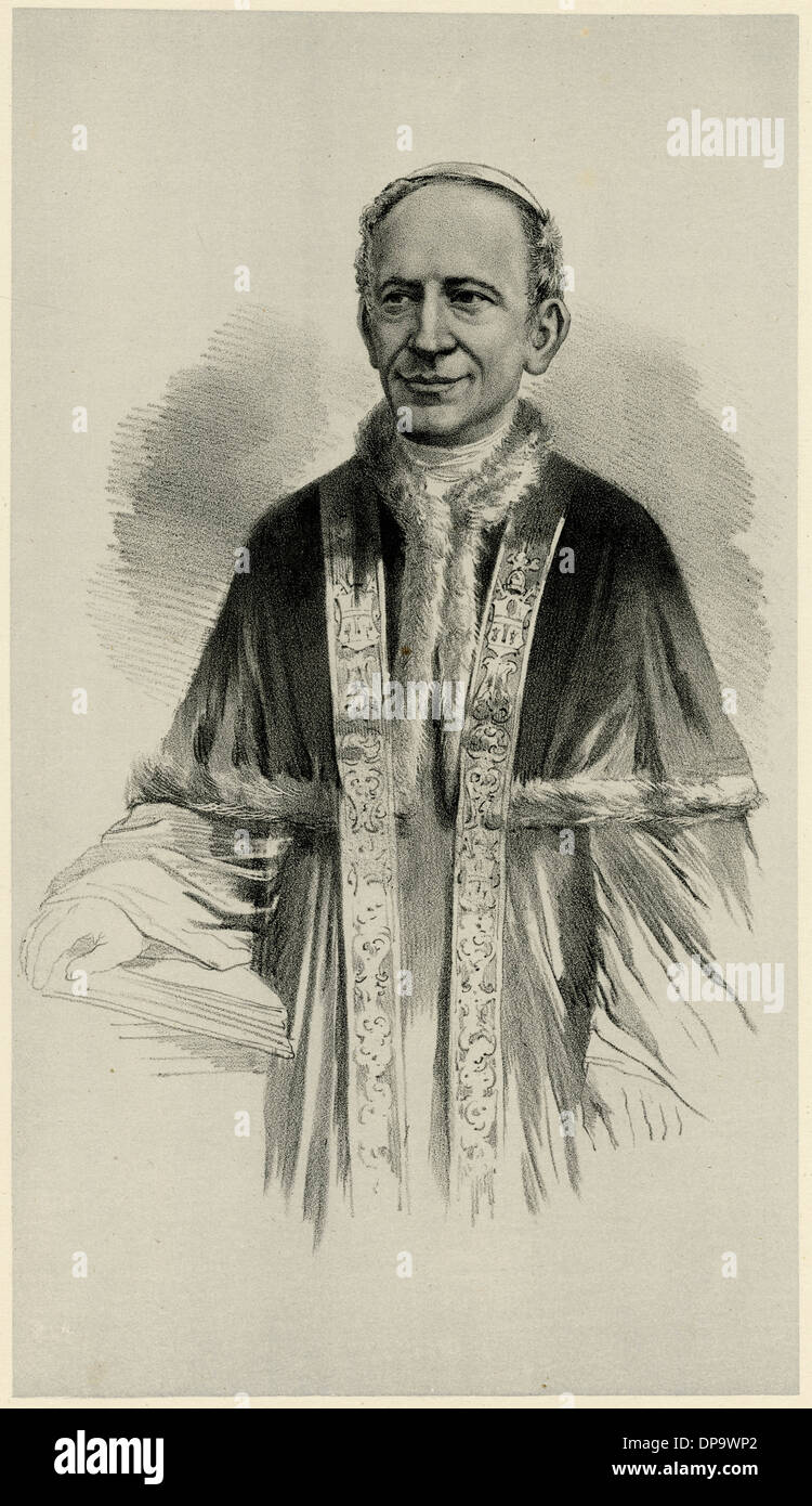 Pope leo xiii hi-res stock photography and images - Alamy