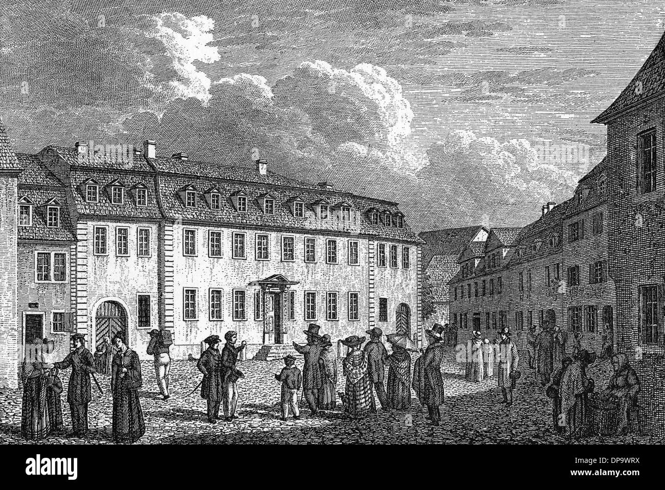 GOETHE WEIMAR HOME Stock Photo - Alamy