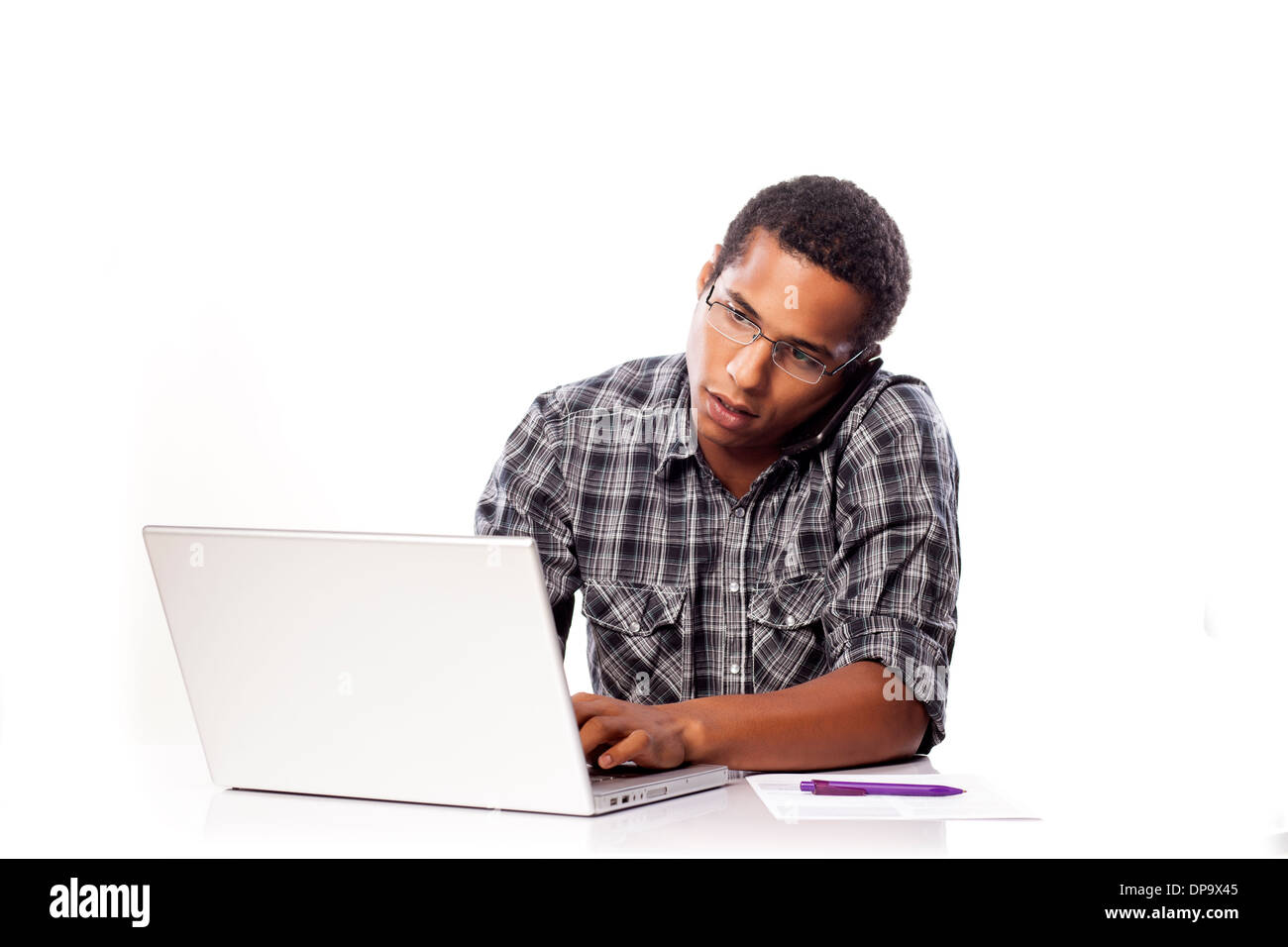 Man writes data hi-res stock photography and images - Alamy