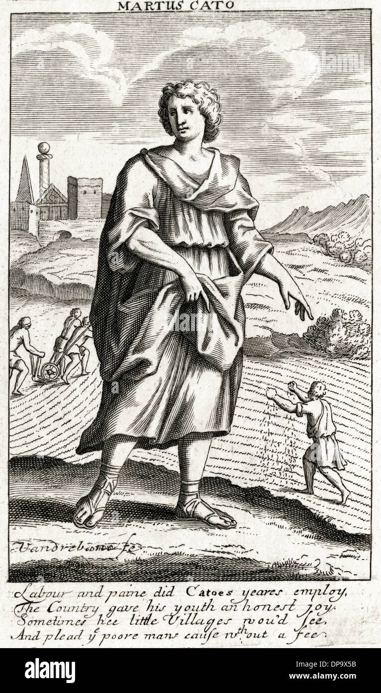 MARCUS PORTIUS CATO Stock Photo - Alamy