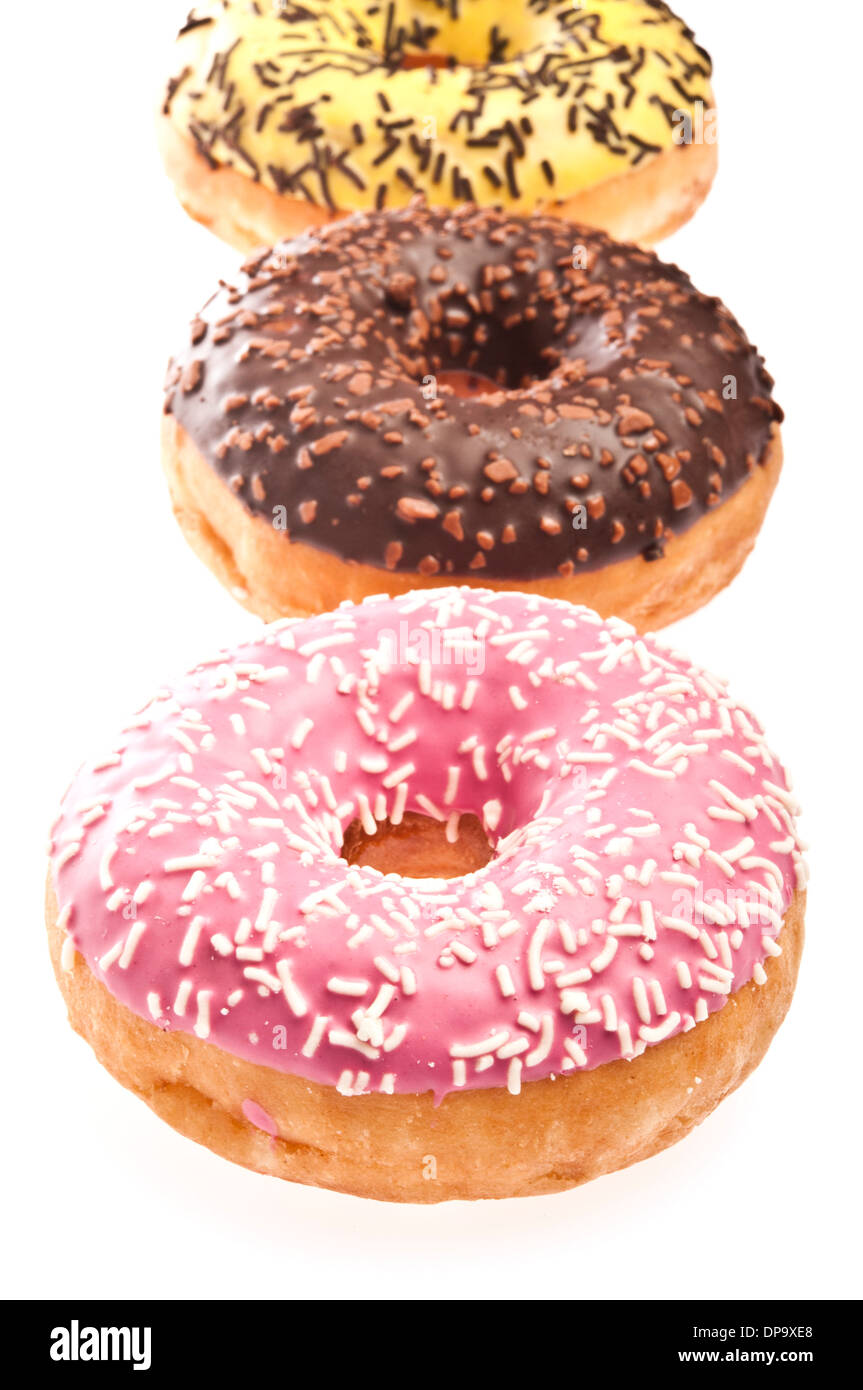 Three doughnuts hi-res stock photography and images - Alamy