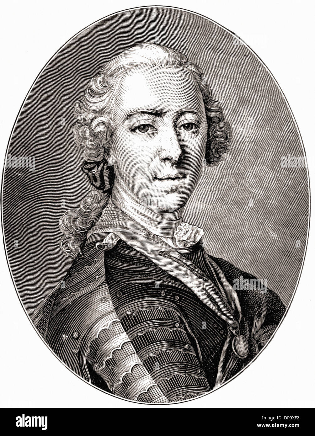 Portrait of Charles Edward Stuart - British engraving XIX th Century ...