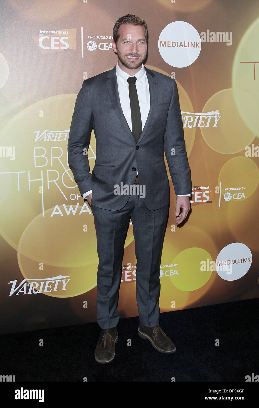 Las Vegas, Nevada, USA. 9th Jan, 2014. Actor Ryan Hansen attends the 2014 Variety Breakthrough ...