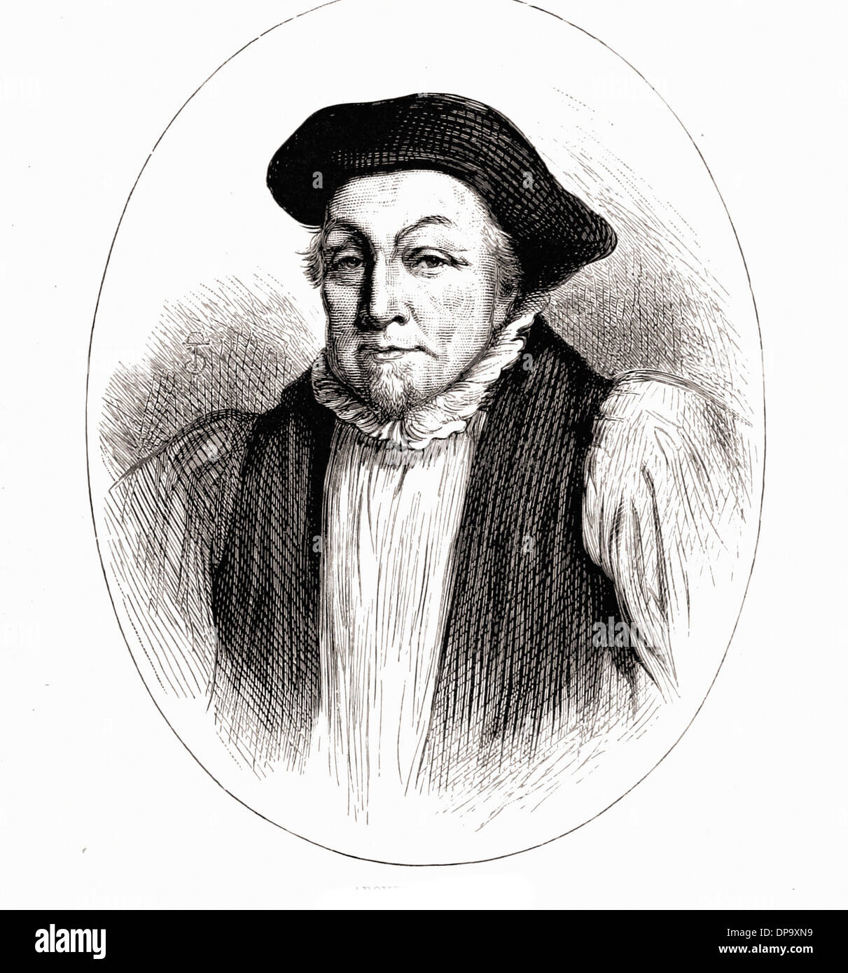 Engraving portrait of archbishop laud british engraving xix th century ...