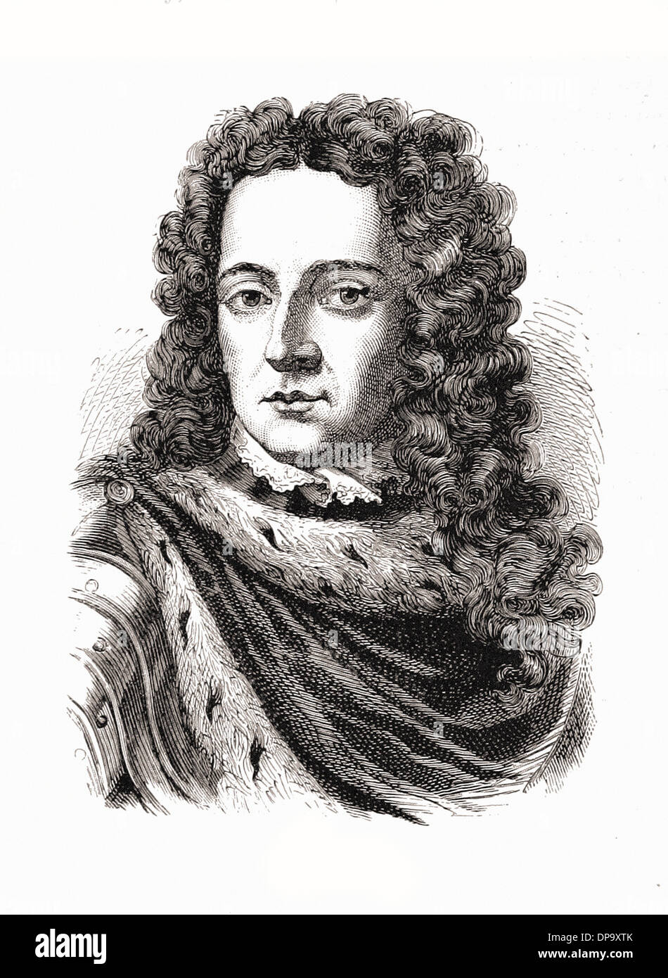 Portrait of WILLIAM III - British engraving XIX th Century Stock Photo ...