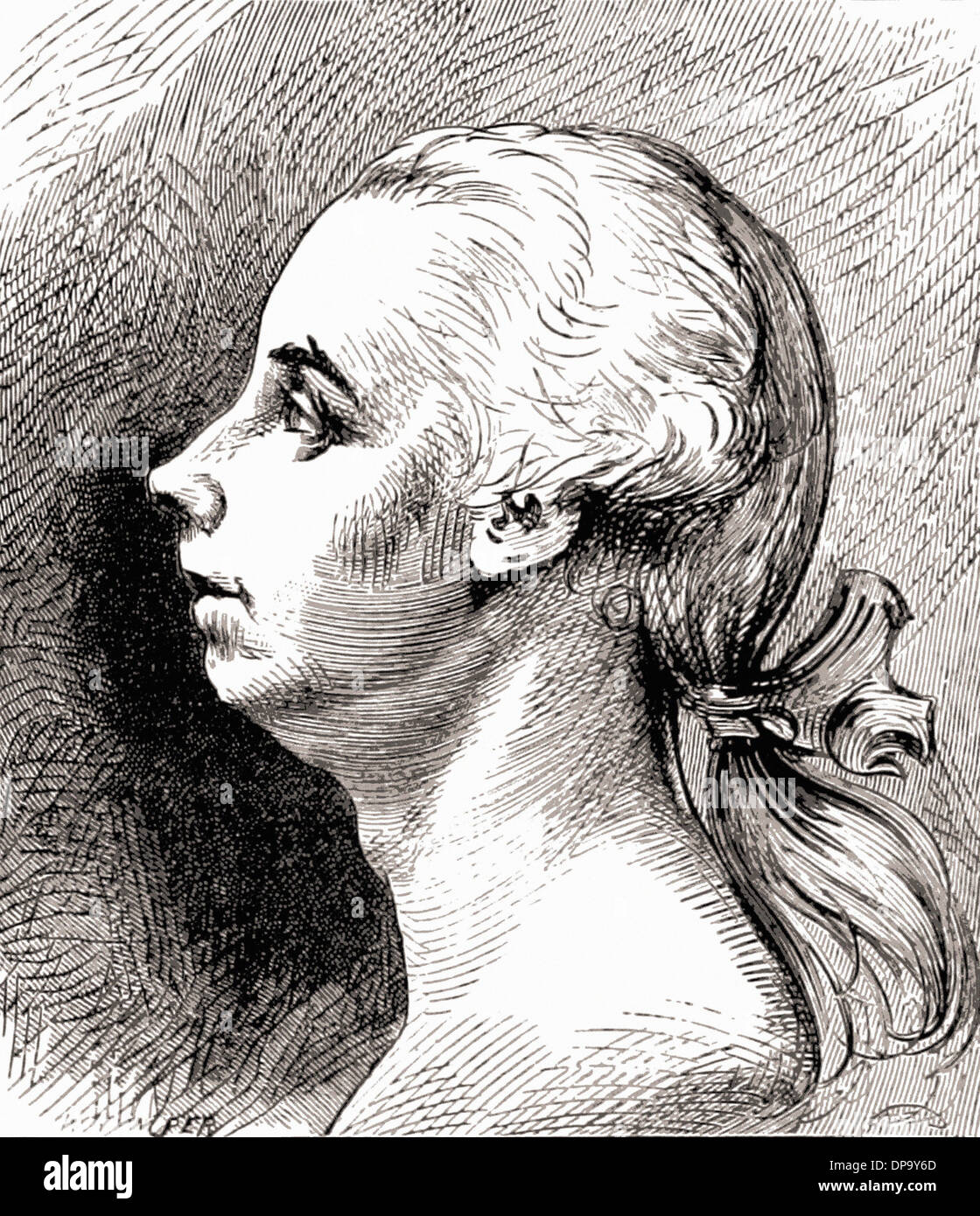 Portrait of General WOLFE - British engraving XIX th Century Stock ...