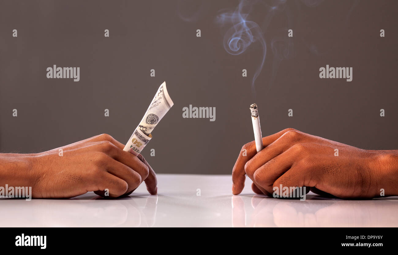 Money vs person hi-res stock photography and images - Alamy